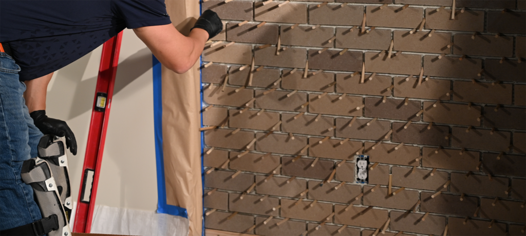 Thin Set Brick | Field Applied Mortar Set Wall System
