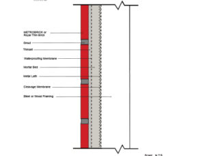 Thin Brick Details | Wall Systems Construction Details